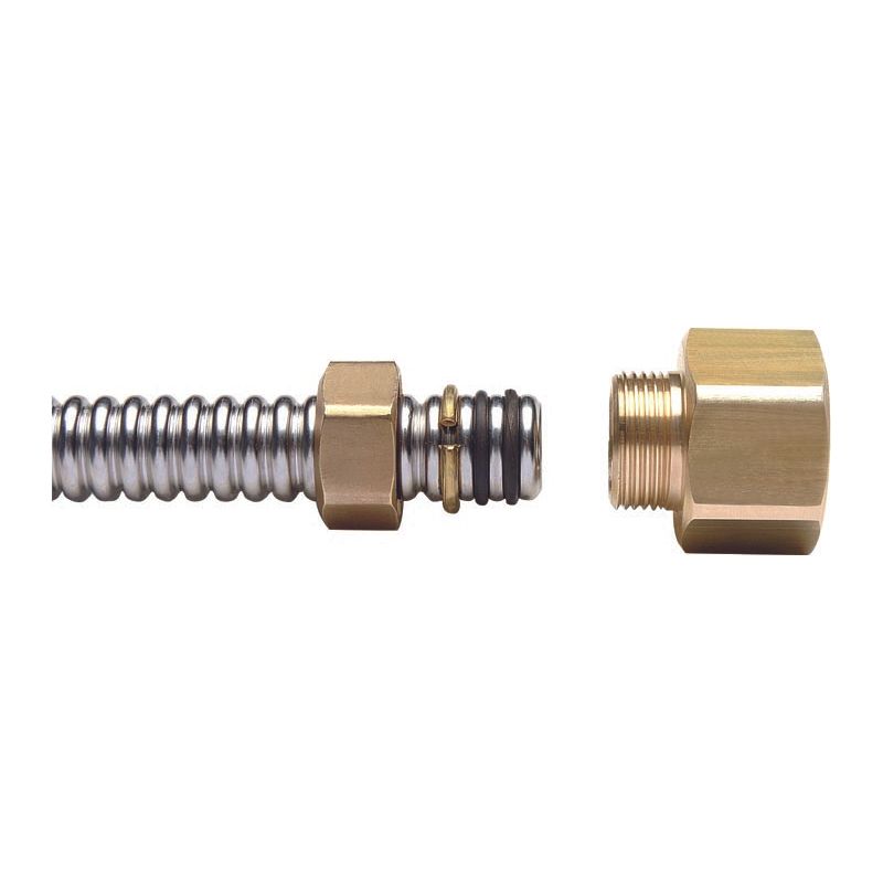 Raccordo filettato per solare con innesto rapido e doppio o-ring dn15 x ...