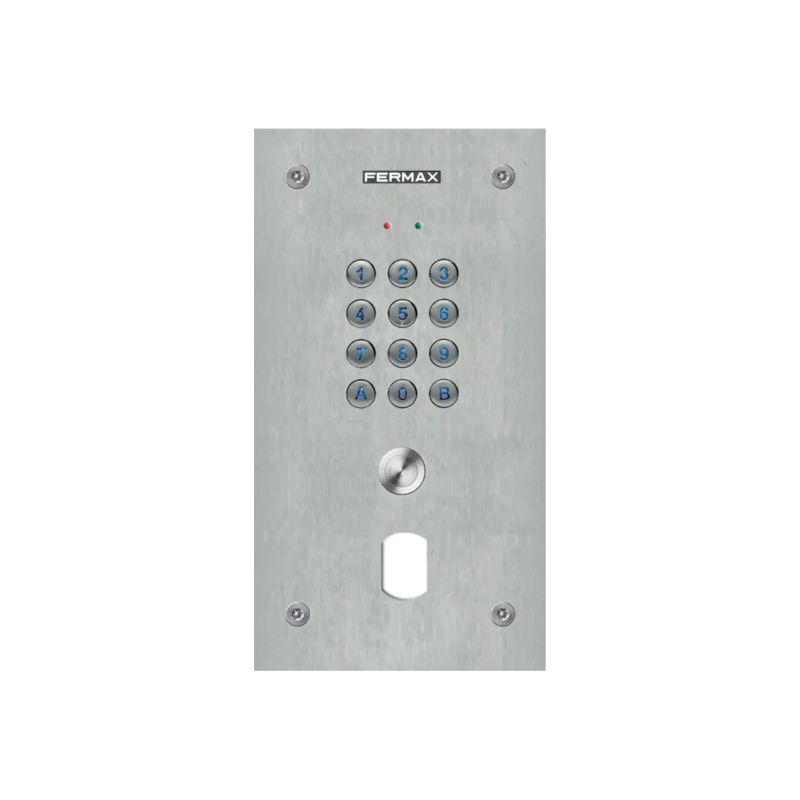 FERMAX 4794 MEMOKEY STAINLESS STEEL KEYPAD WITH PTT DRILLING