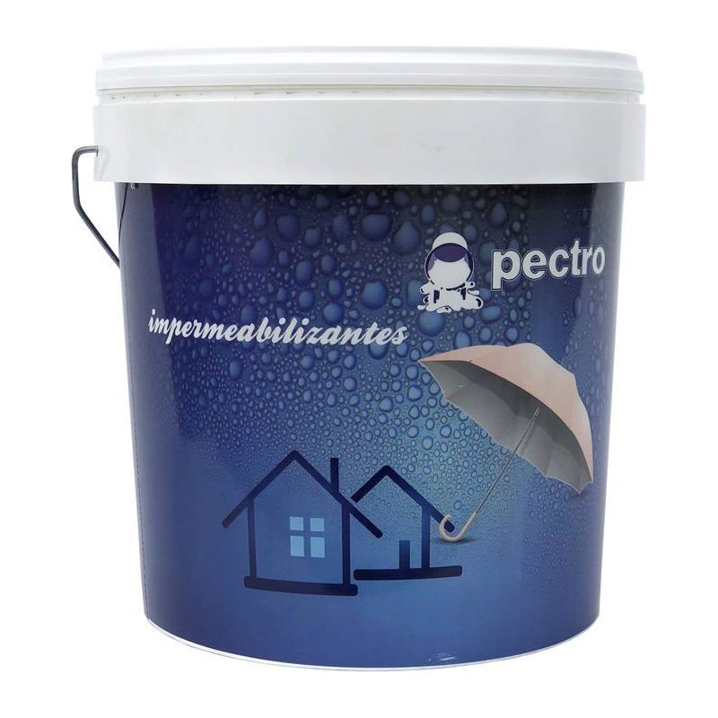 Pintura impermeabilizante para terraza - PECTRO - 14L - Elástico ...