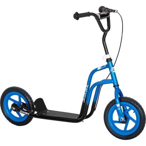 Trottinette pour enfants avec guidon réglable, grandes jantes, support ...
