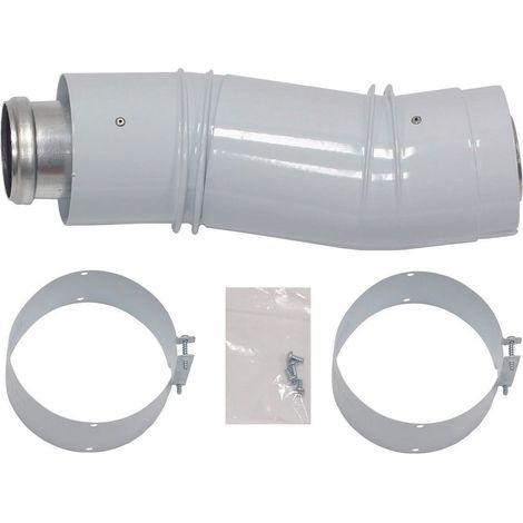 Coude variable d'evacuation Vaillant turboTEC 303819 alu 60/100 mm sans ...