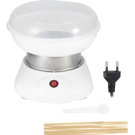 Machine à barbe à papa électrique DIY maison portable blanc 220V prise UE