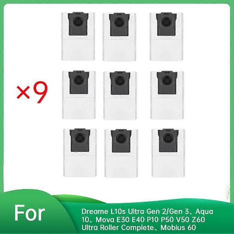 Sac à poussière pour DDreame L10s Ultra Gen 2/Gen 3, Aqua 10, Mova E30 ...