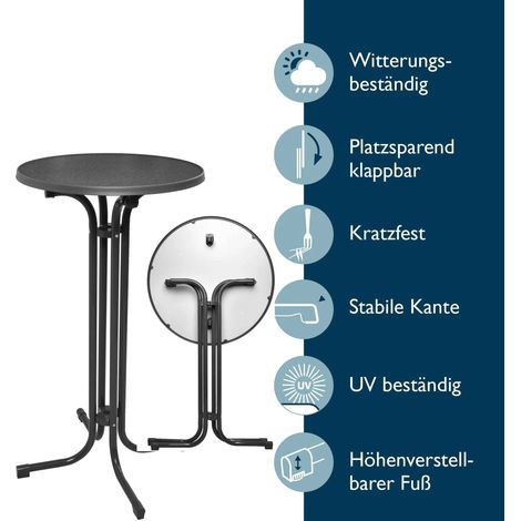 Verwunderlich Stehtisch Klappbar Lidl Fotos
