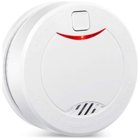 Rauchmelder, Feuermelder mit fotoelektrischem Sensor, selbsttestend ...