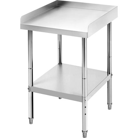 Table de Travail en Inox 30x61x76cm Certifiée NSF, Plan de Travail ...