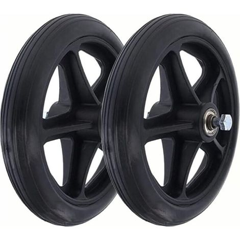 Roues Avant de Fauteuil Roulant Roulette Avant de 17cm Antidérapantes ...