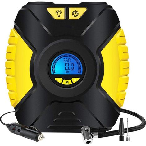 Compresseur à Air Portable Gonfleur Electrique Gonfleur Pneu Voiture ...