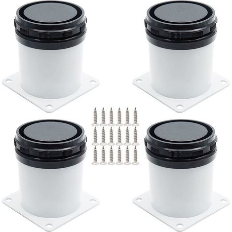 [NEVER USED] 4x Adjustable Furniture Legs, Stainless Steel Table Legs ...