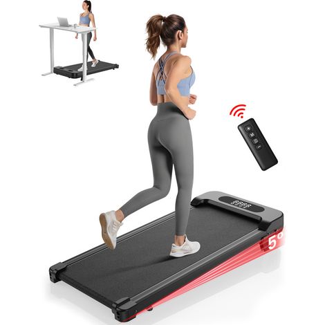 4 en 1 Tapis de Course - Tapis de Marche - Inclinaison 5% - Vitesse 1-8 ...