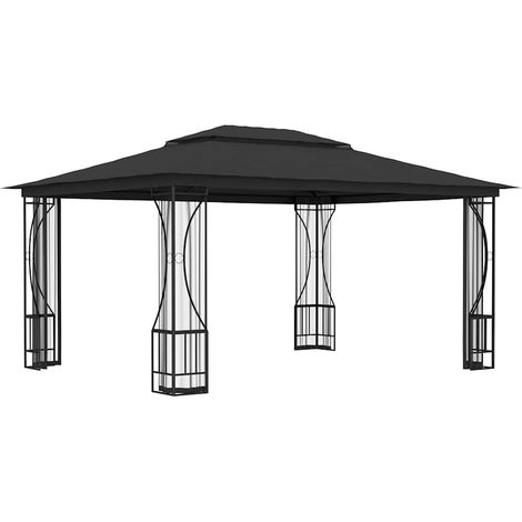 Tonnelle - Tente de réception - Barnum avec moustiquaire 300x400x265 cm ...