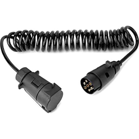 Câbles d'Extension 3 m pour Remorques avec Adaptateur Prise Remorque 7 ...