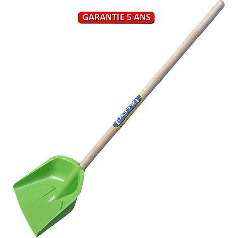 Pala de nieve infantil de 19 cm – mango de manzana, 60 cm – verde ...