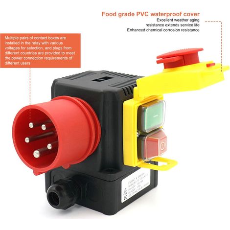 Electromagnetic switch KOA1L, 5-pin industrial connector (identical to ...