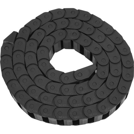 Cable Wire Carrier Drag Chain Plastic for CNC with End Connector Bridge ...