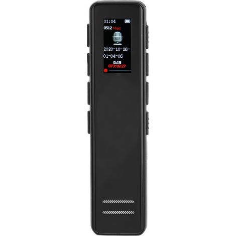 Enregistreur vocal numérique portable mini HD avec réduction du bruit ...