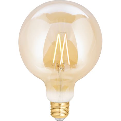 WiZ Smart LED E27 Globe Filament Ambre 125mm 6.5W 720lm - 820-845