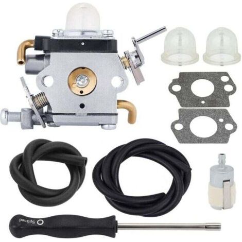 Carburetor with gasket, fuel line and spark plug for Husqvarna XU ...