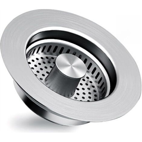 Stainless steel 304 sink plug, sink strainer with odor-blocking basket ...