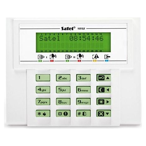 Satel VERSA-LCD-GR manipulateur gris pour système d'alarme