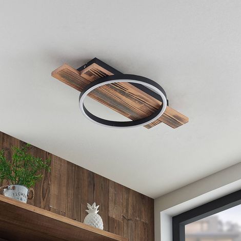 Led Deckenleuchte Holz Dimmbar