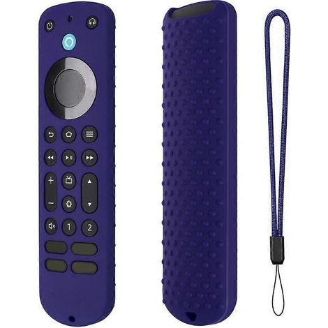Coque pour télécommande vocale Alexa, antidérapante, souple, antichoc ...