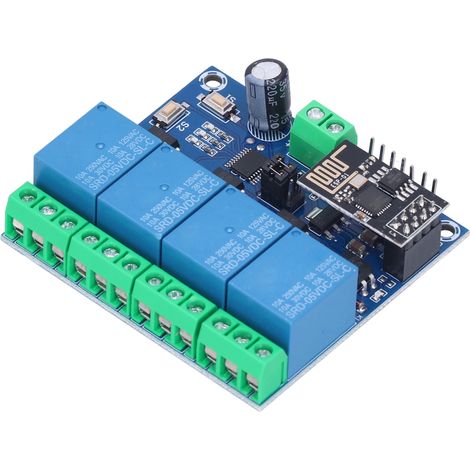 Module Relais WiFi 4 Canaux, Interrupteur Commande à Distance via APP ...