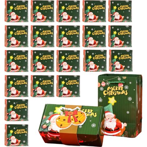 Boîte-cadeau de noël pliable polyvalente et sac de-20G