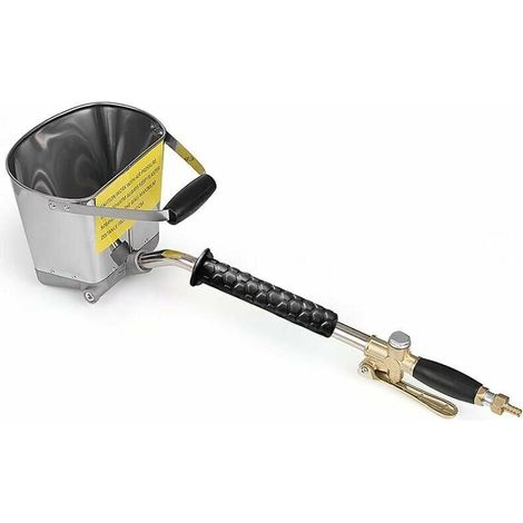 Zementmörtel-Spritzpistole mit Trichter, 4-Düsen-Spritzpistole für Gips ...
