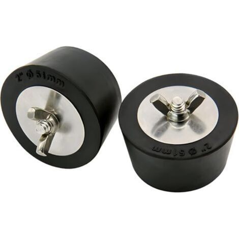 Lot de 2 bouchons d'hivernage en caoutchouc de 32 mm pour piscine ...