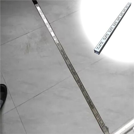Kit drainage caniveau fin contre eau stagnante terrasse inox 304 ...