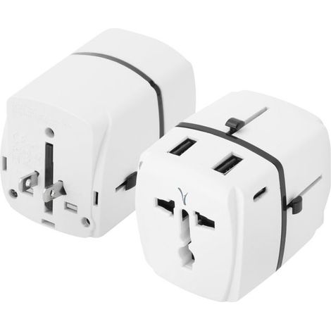 Adaptateur de voyage AKASHI anti-panne de batterie 4 ports USB fast ...