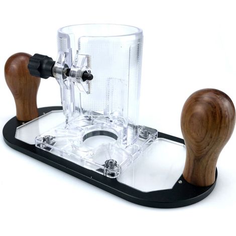 Table défonceuse avec capot transparent pour rainurage précis et propre ...