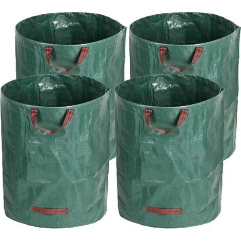 Garden Trash Bags - Brand - Pack of 4 - Tear-Resistant - 272L