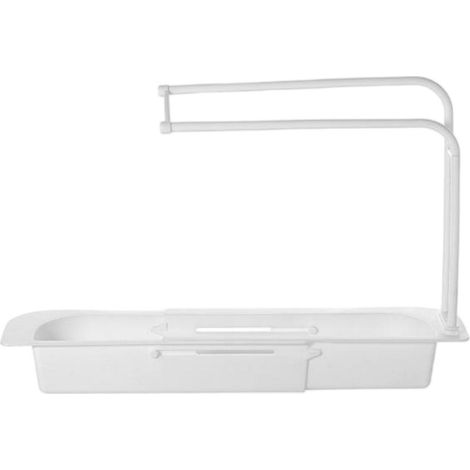 Suporte para lava-loiça de cozinha, organizador de lava-loiça - Branco.