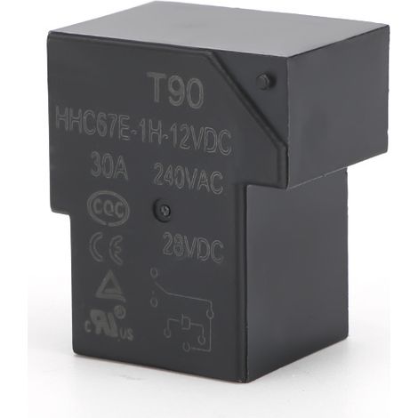 High-performance relay JQX-15F T90, selectable voltage 12V/24V/48V ...
