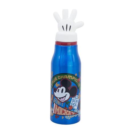 BOTELLA ALUMINIO 690ML C/FIGURA 3D MICKEY TRUE CHAMPIONS