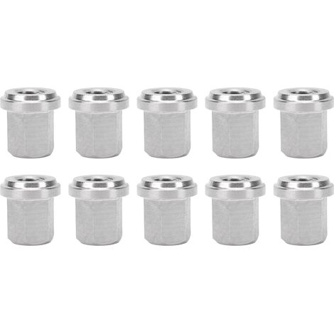 Écrous de batterie en acier inoxydable 6015 – 010, 10 pièces, écrou à ...