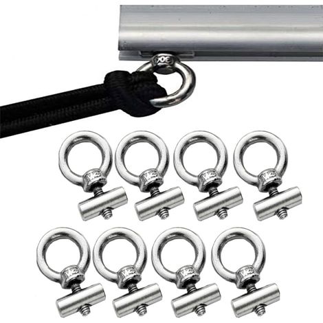 Butées de rail d'auvent de 6 mm pour camping-car, caravane, tente et ...