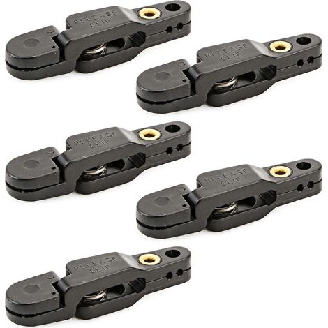 Downrigger-klips 5-packing Kraftig spenning Outrigger Line Clip ...