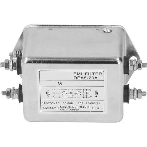 Filtre antiparasite et EMI pour conditionneur de ligne monophasé AC115V ...