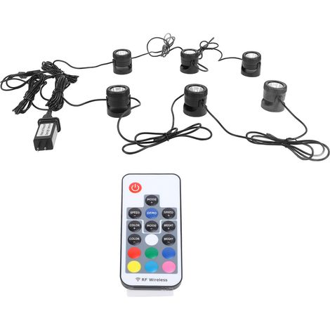 Ortviai Éclairage Sous-Marin RGB pour Étang avec Minuterie ...