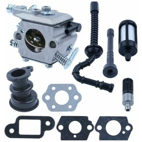 Carburetor with air filter and fuel line for Stihl MS210, MS230, MS250 ...