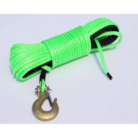 Corde de remorquage Vert 6 mm 15m synthétique Winch Corde amp 1/4 ...