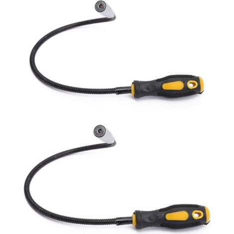 Lntyq Outil de Ramassage - Barre Magnétique Flexible avec LED - 580 mm ...