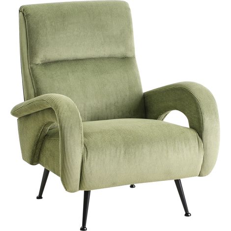 Armchair SVALOV Corduroy Green