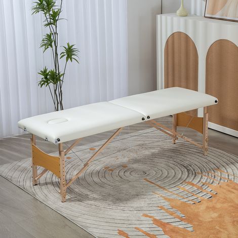 Table Massage Pliante Cadre Hauteur Réglable Sac Transport 186x60x61-87 ...