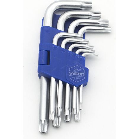 Clefs Torx à étoile Extra Résistantes , avec support de rangement clé Allen