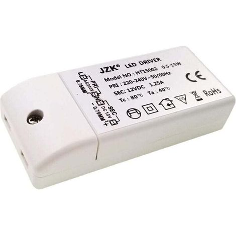 Entrée: 220-240V sortie: DC 12V 1.25A DC 15W, ampoule LED ...