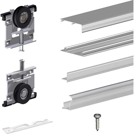 Kit de 8 pièces pour portes pliantes, quincaillerie pour portes de ...